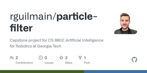 Github Rguilmainparticle Filter Capstone Project For Cs 8802