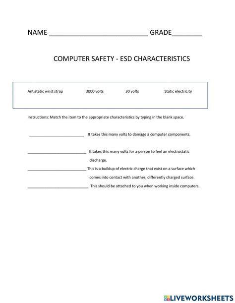 1494726 Esd Safety Shantel Thompson Liveworksheets