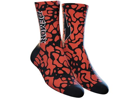 Rtfkt Clonex Demon Socks Red Black Us