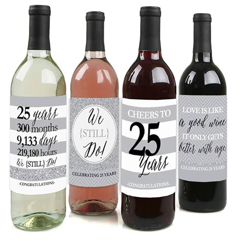 Wine For 25th Wedding Anniversary