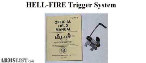 Armslist For Sale Hellfire Trigger Assist System