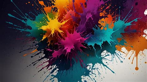 Abstract Splatter Backgrounds Premium Ai Generated Image