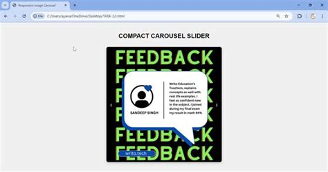Ayana Gopal On Linkedin Webdevelopment Internship Carouselslider Graphicdesign Touchfriendly
