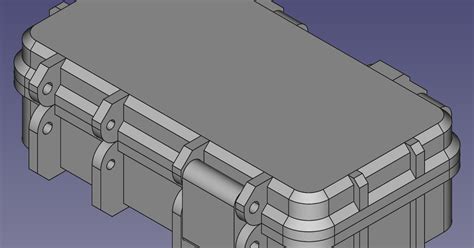 Freecad Rugged Box Parametric By Sei Download Free Stl Model