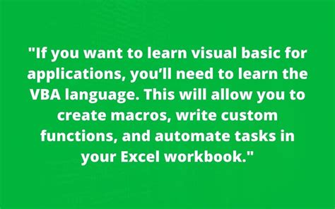 What Is VBA In Excel The Excel Experts