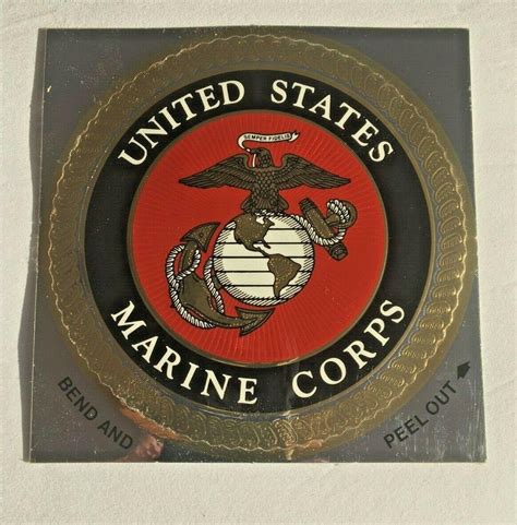 4 Inch Usmc Us Marine Corps Decal Car Bumper Sticker Ega Official