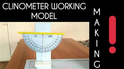 Easycheap And Best Way To Make Clinometer For School Project Youtube