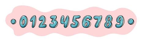 Bubble Numbers Vector Art Icons And Graphics For Free Download