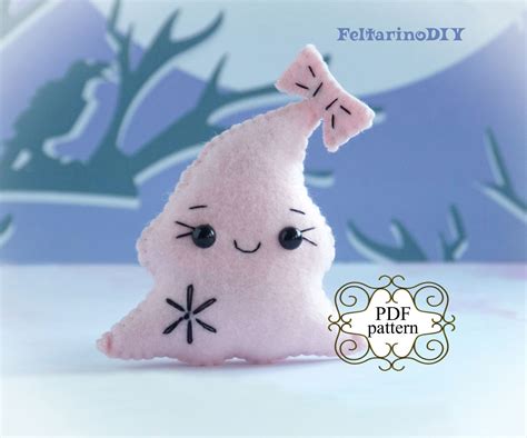 Felt Ghost Pattern Felt Halloween Patterns Felt Ghost Orna Inspire Uplift