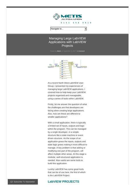 PPT Managing Large LabVIEW Applications With LabVIEW Projects PowerPoint Presentation ID