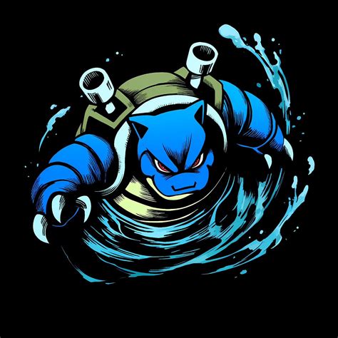 Blastoise Logo Blastoise Sticker Blastoise Icon Pokemon