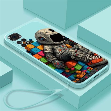 Case Redmi Note 11 11s 10 10s 9 Pro 9s 10c Poco X4 Pro 5g X3 Nfc X3 M4 Pro 3d Astronaut Tetris