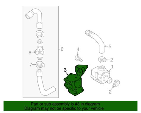 4g0 121 305 Dl Engine Water Pump Bracket 2016 2018 Audi Audi Oem Parts