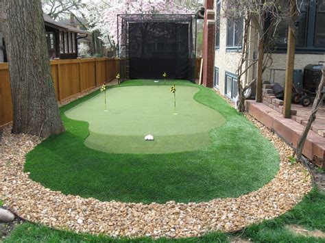 Backyard Putting Green Home Design Kansas City