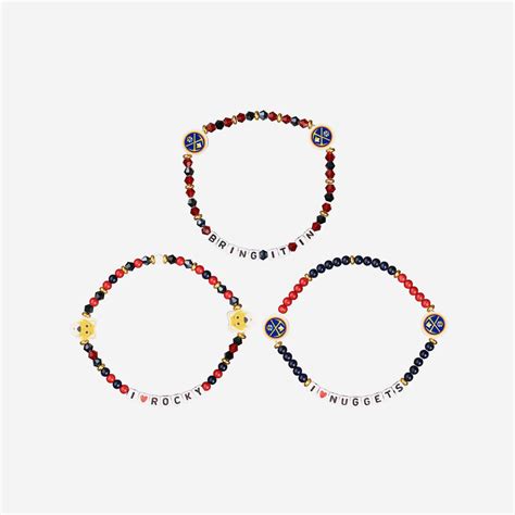 Denver Nuggets 3 Pack Friendship Bracelet Foco