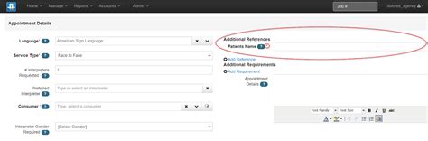 reference fields interpreter intelligence