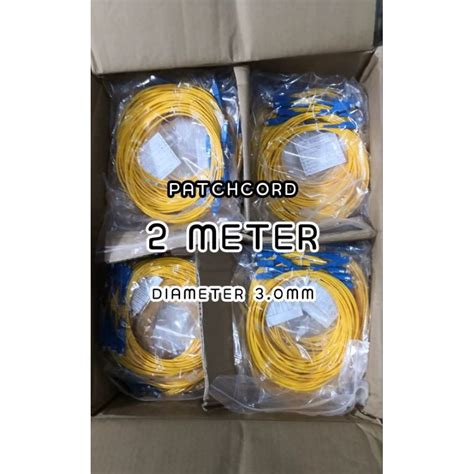 Jual Patchcord 3mm 2 Meter Upc Upc Patch Cord Shopee Indonesia