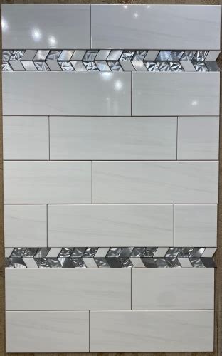 6” X 18” Roca Tile Lassa White Bright Ceramic Wall Tile