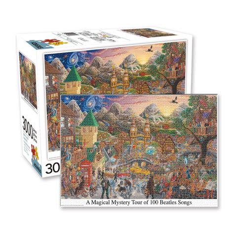 Beatles Magical Mystery Tour Of 100 Beatles Songs Jigsaw Puzzle 30