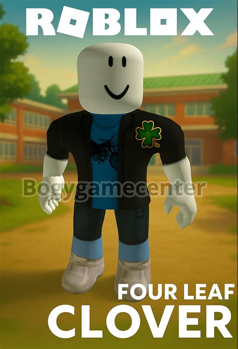 Roblox Four Leaf Clover Front Normal Rated Series 3 Toy Bogy