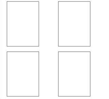Editable Standard Playing Card Blank Template 25 X 35 Tpt