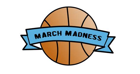 March Madness Banner Poster Background Basketball Tournament