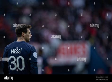 Paris France 19th Feb 2023 Lionel Messi Of Paris Saint Germain