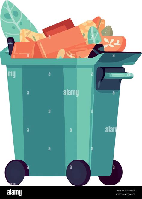 Green Bin Container Design Stock Vector Image And Art Alamy