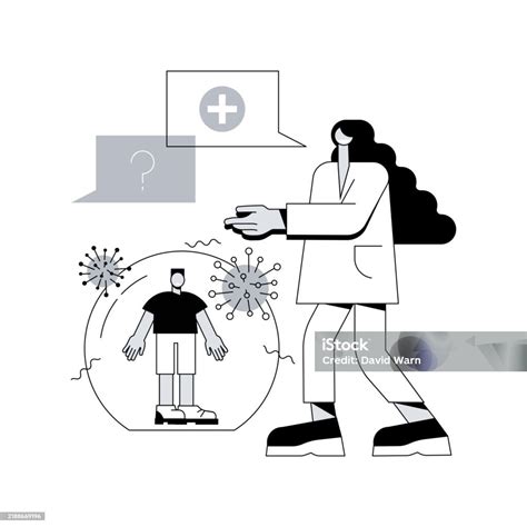Immunization Education Abstract Concept Vector Illustration Stock