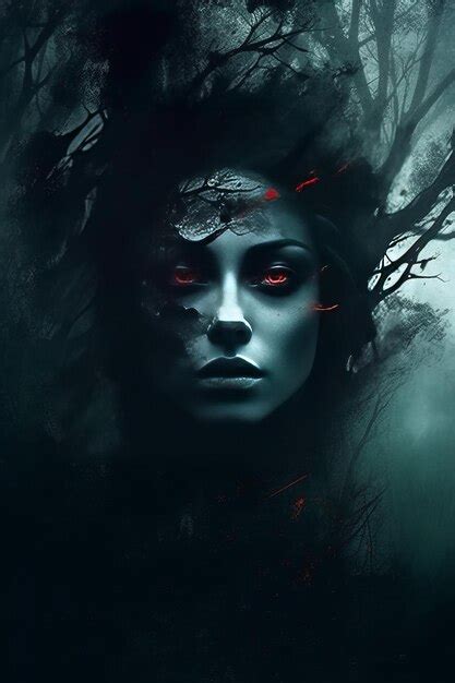 Premium Photo Emergence Of The Mysterious An Enigmatic Macabre Dark