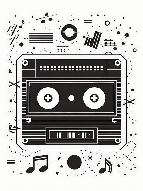 52000 Cassette Tape Drawing Pictures
