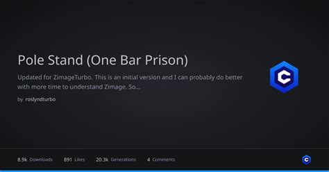 Pole Stand One Bar Prison V09 Zit Zimage Lora Civitai
