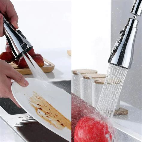 360° Crane Adapter Universal Silver Rotatable Flexible Stainless Steel The Livary