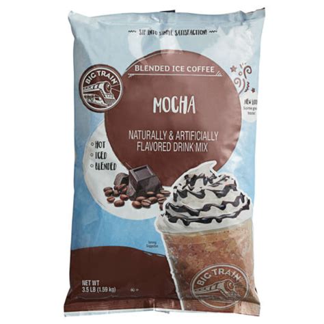 Big Train 35 Lb Blended Ice Coffee Frappe Latte Drink Mix Select
