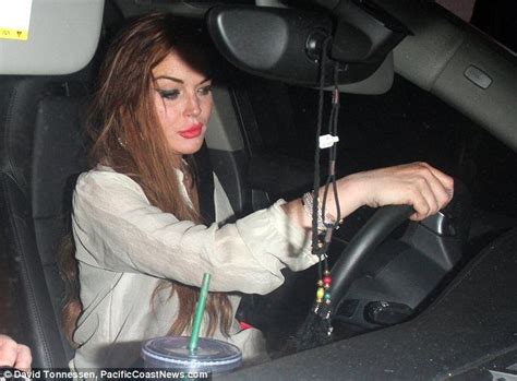 Lindsay Lohan Arrested After Clipping A Pedestrian With Her Car And Leaving The Scene