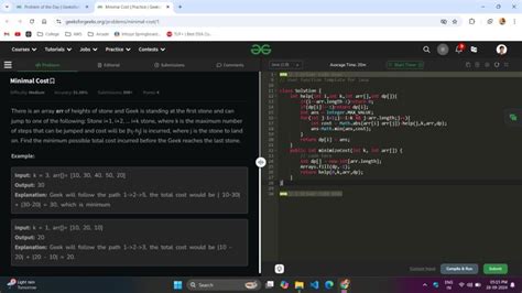 Geekstreak2024 Geeksforgeeks Deutschebank Codingchallenge