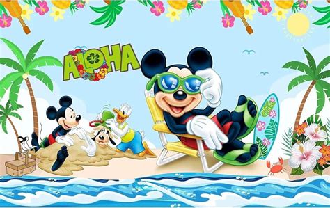 Mickey Mouse Summer Clipart