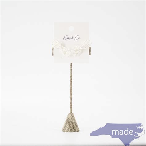Pearl Bow Stud Epp And Co Made In Nc Llc