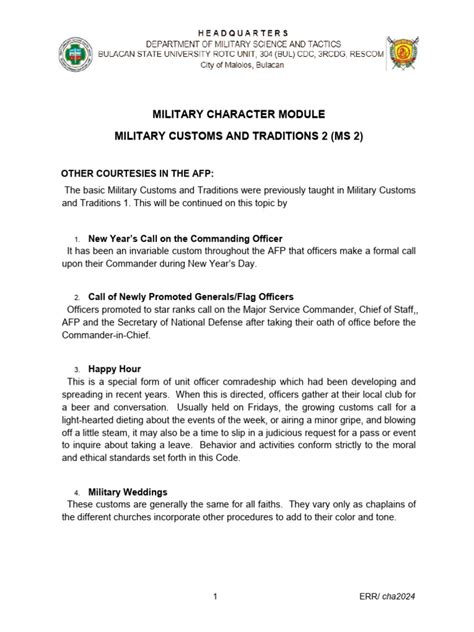 Military Customs And Traditions 2 4 Pdf Dress Codes Military Uniforms