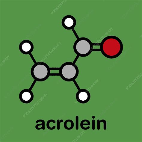 Acrolein Molecule Illustration Stock Image F0304797 Science