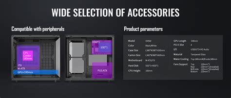 Ruix Ov 502 Black Color Dual Usb30 Full View Tempered Glass Mid Tower Micro Atx Gaming Computer