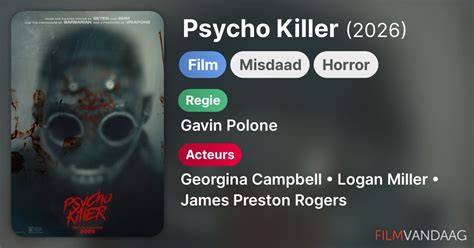 Psycho Killer Film 2026 Filmvandaagnl