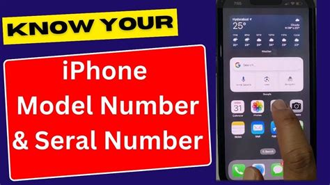 How To Find Iphone Model Number And Iphone Serial Number Youtube