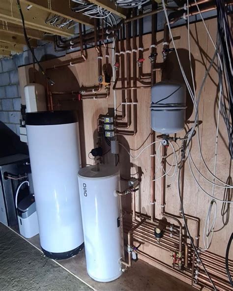 Installation Of A Vaillant Ashp With Buffer Tank A 35 Mains Boost