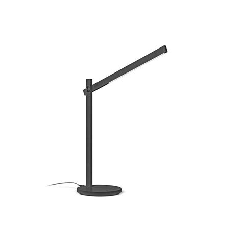 Lighting Pivot Dimmable Integrated Led Table Lamp Black Inbuilt