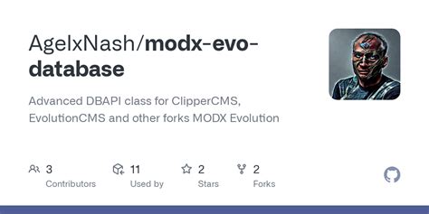 Github Agelxnashmodx Evo Database Advanced Dbapi Class For Clippercms Evolutioncms And