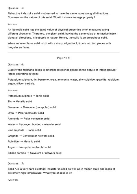 Solution Solid State Ncert Solution Studypool