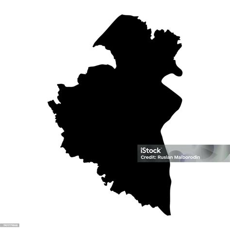 Vetores De Mapa Do Cantão De Remich Divisão Administrativa Do