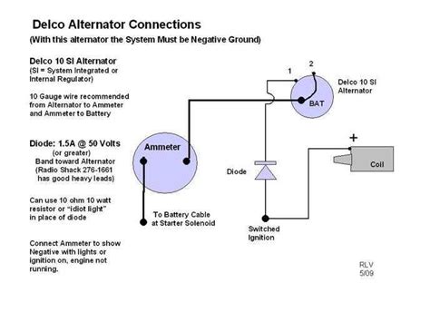 Gm 1 Wire Alternator Wiring Simplified