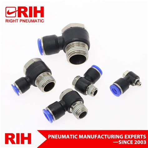 Compact Push In Fitting Ph Pneumatic Plastic Push In Fitting Male Fitting Push To Connect